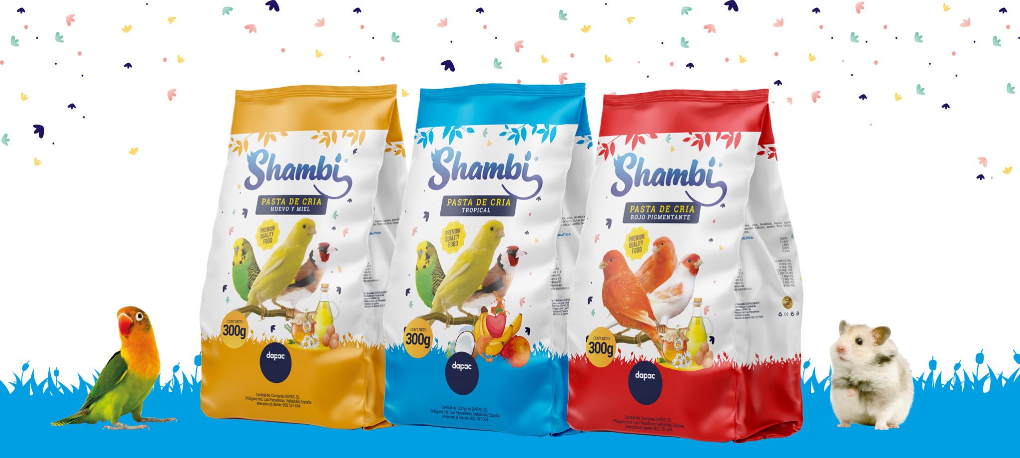 Diseño de la linea de empaques para Shambi una gran marca de pequeñas ...